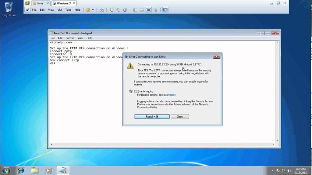 How to Resolve the VPN Error 789 in Windows 7/10 - Howl Movie